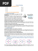IGCSE Chemistry Topic 3 Chemical Bonding Worksheet | PDF | Chemical ...