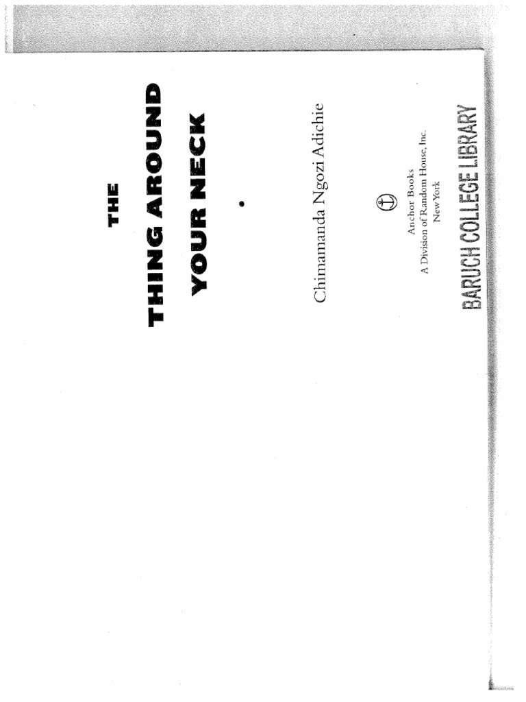 Adichie Short Stories | PDF