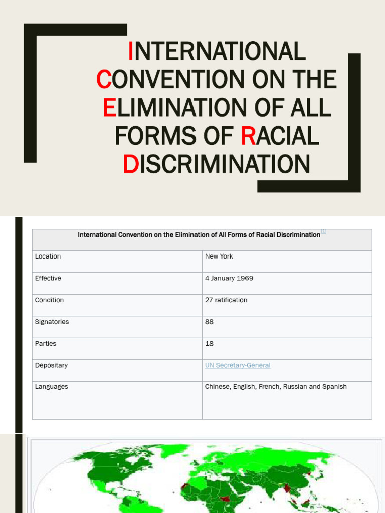 International Convention on the Elimination of All Forms2 | PDF ...