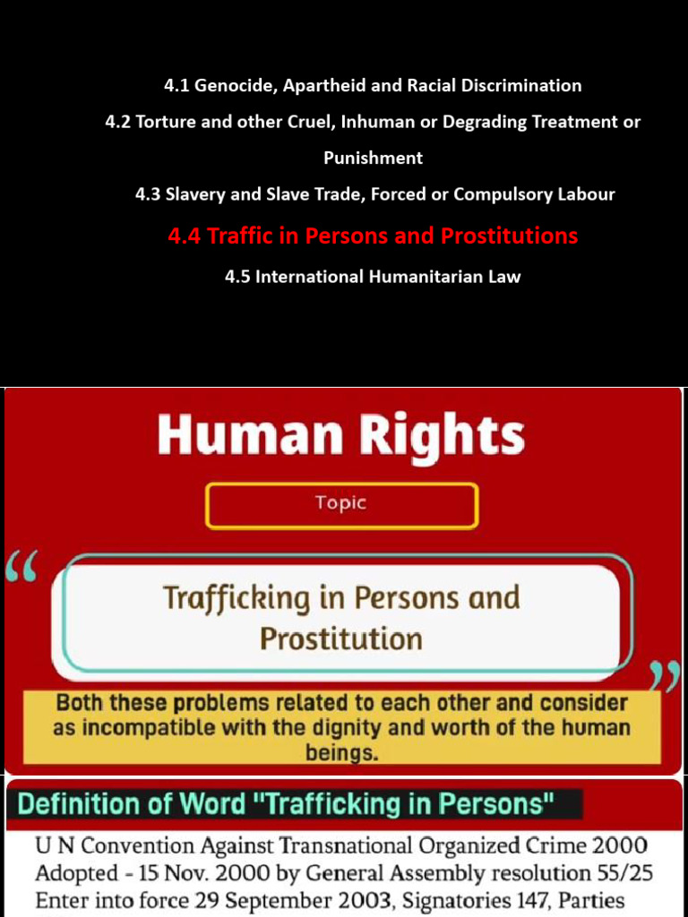 4.4 Traffic in Persons and Prostitutions | PDF