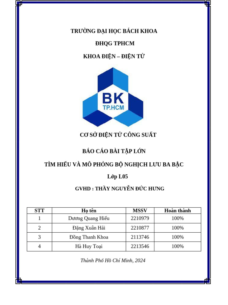 Btl Csdtcs Nhom3 Nghichluu3bac | PDF
