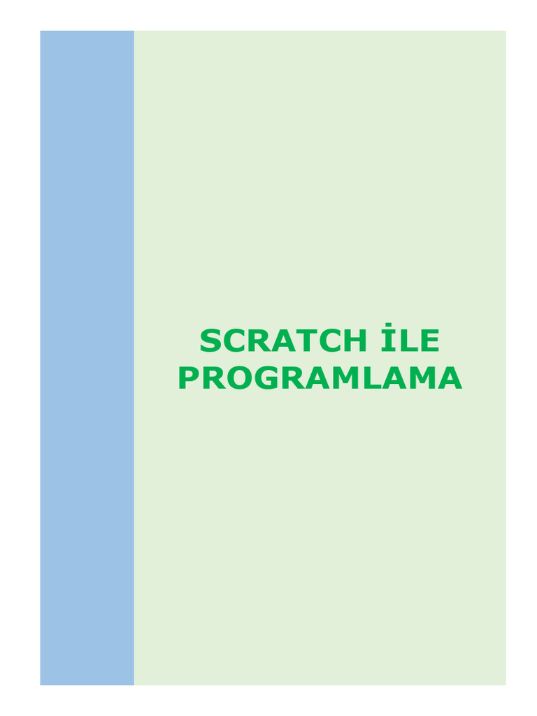 Scratch Ile - Oyun Temelli Blok Kodlama | PDF