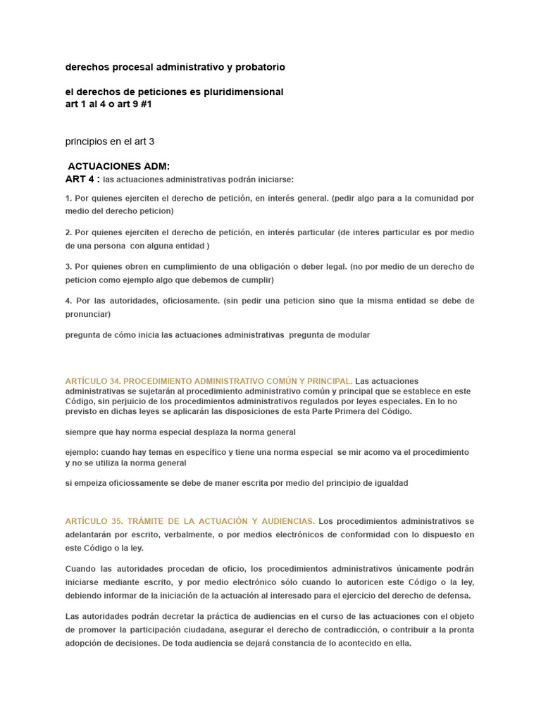 DERECHO PROCESAL ADM Y PORBATORIO | PDF | Caso de ley | Ley procesal
