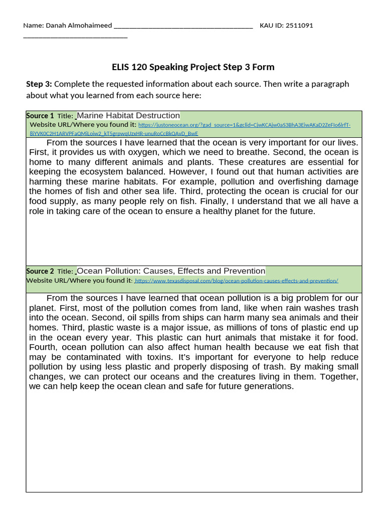 Ocean Conservation: Pollution & Overfishing | PDF | Fish | Oceans