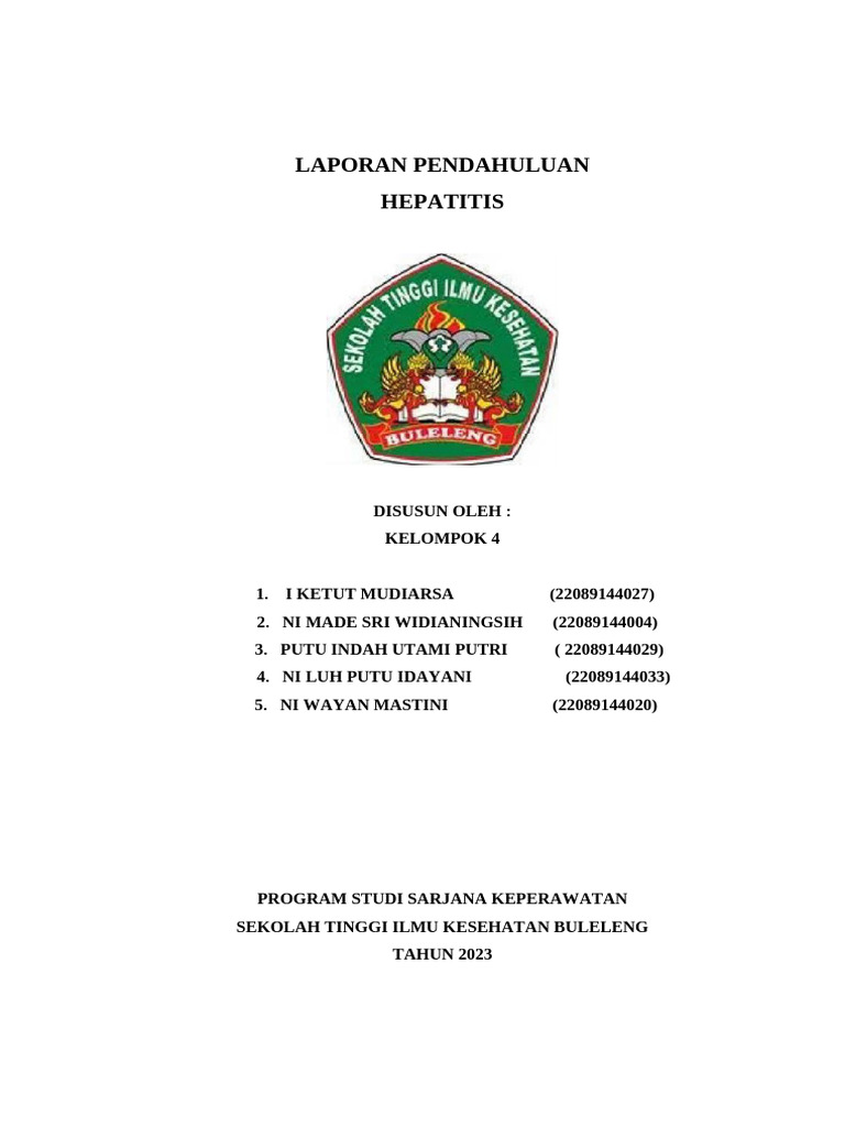LP Hepatitis Kelompok 4 | PDF