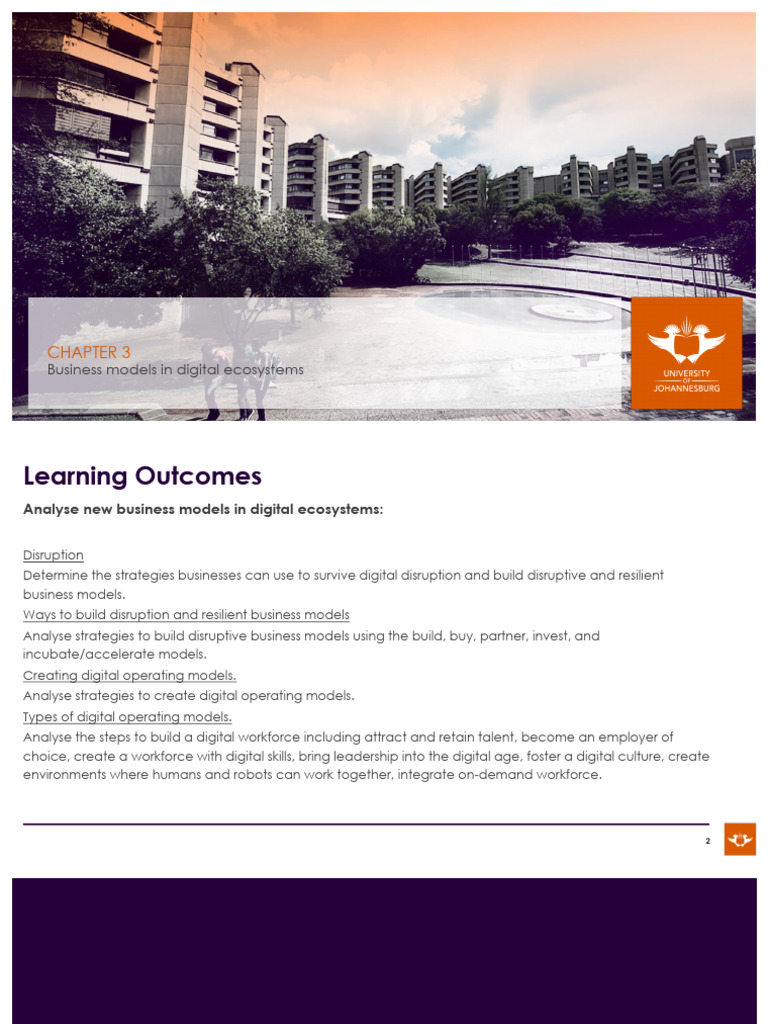 Chapter 3 - Business Models in Digital Ecosystems | PDF | Business Model | Leadership