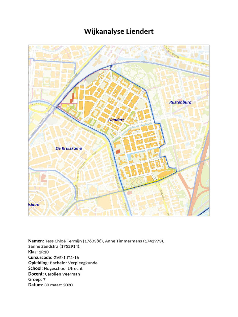 B-1752914-Sanne Zandstra-GVE-1.IT2-16-wijkanalyse | PDF