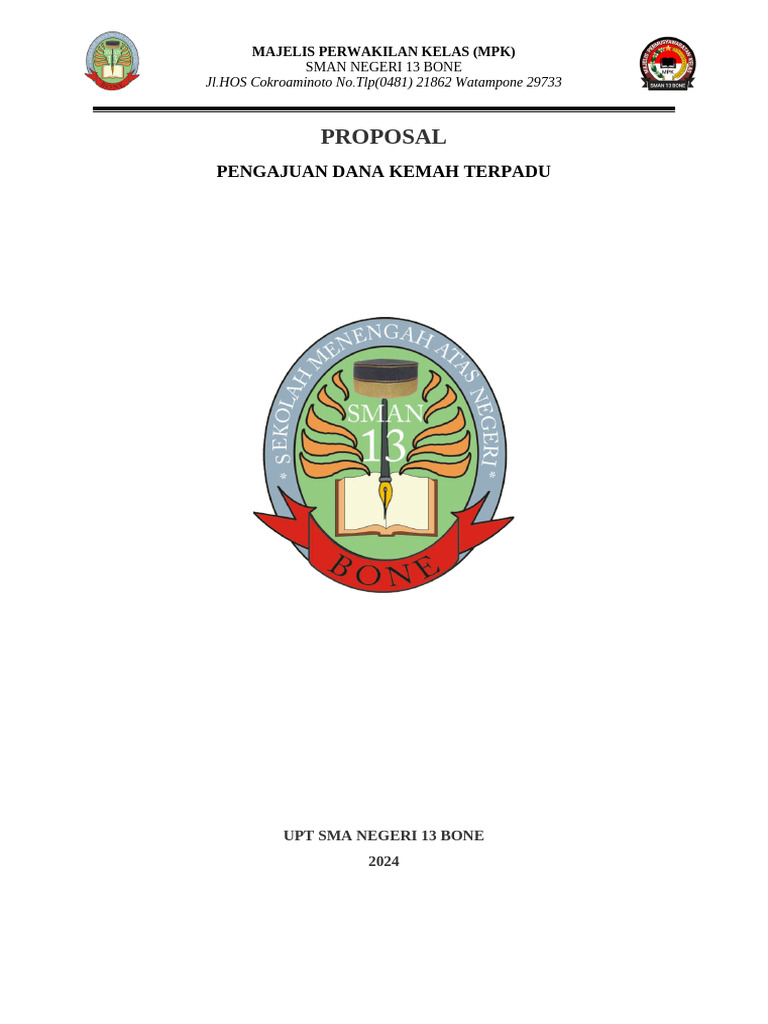 Proposal Kemah Terpadu | PDF