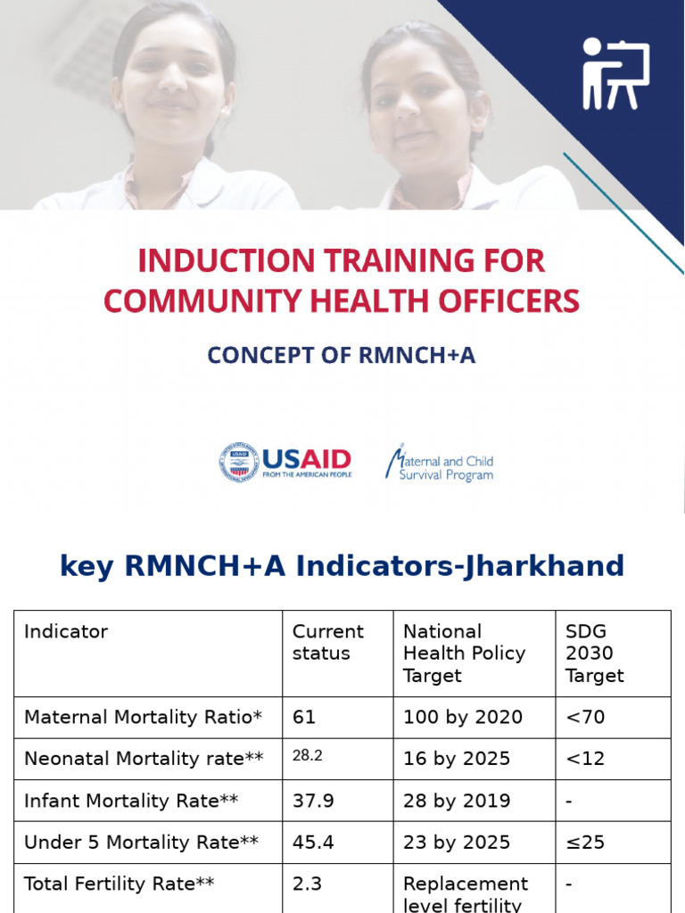 Jharkhand RMNCH+A Health Indicators | PDF