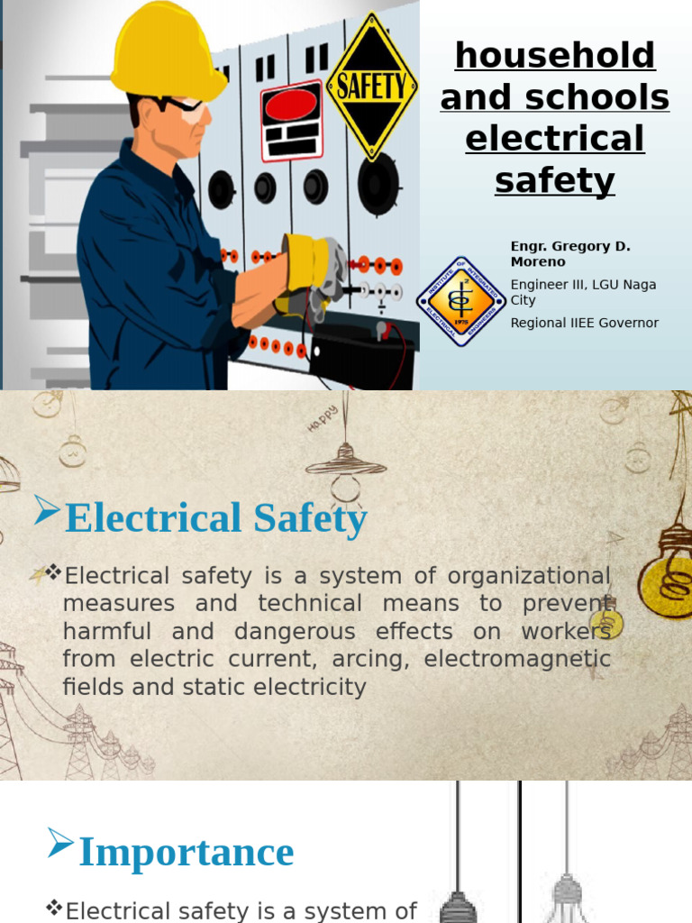 Household and Schools Electrical Safety 2 | PDF | Electrical Wiring | Equipment