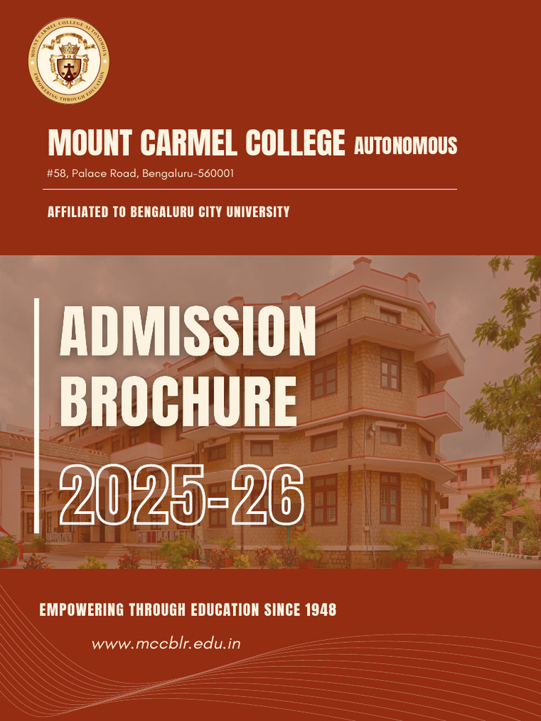 Admission Brochure 25 26 | PDF | Doctor Of Philosophy | Academic Degree