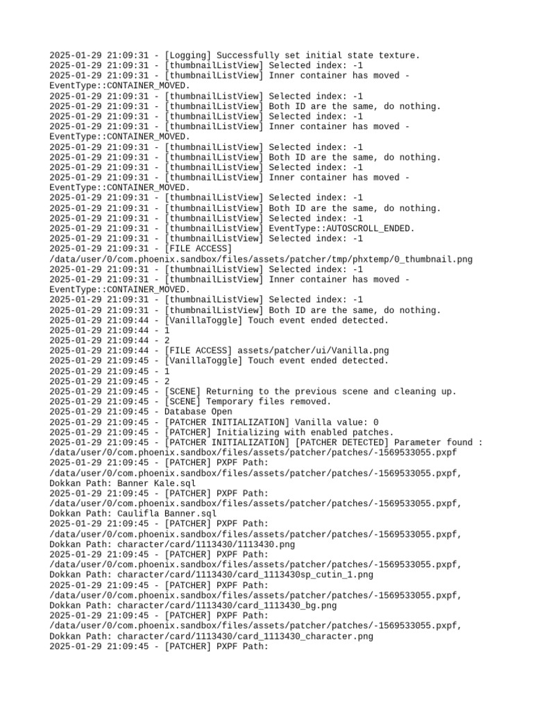 Log - 2025 01 29 - 21 09 31 | PDF | Systems Engineering | Computer Engineering