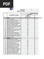 1st To 4th Mapeh E-Class Record Matatag Curriculum | PDF