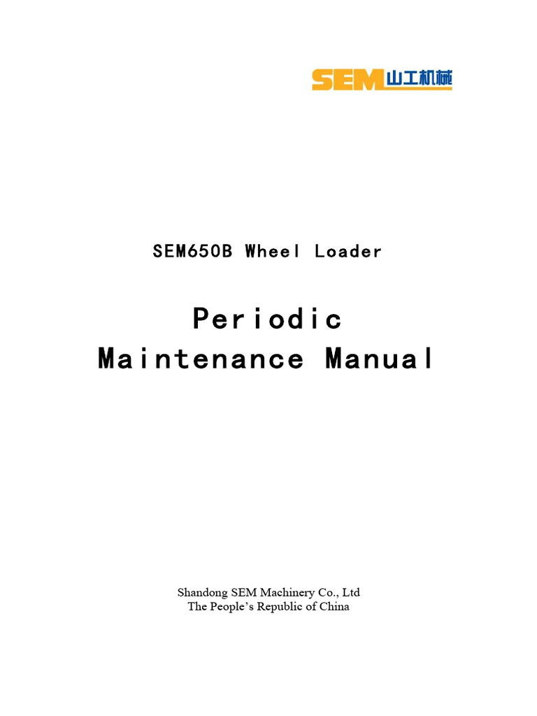 SEM 650B Weichai - Manual de Manutencao (Guia Rapido) - Motor Muda ...