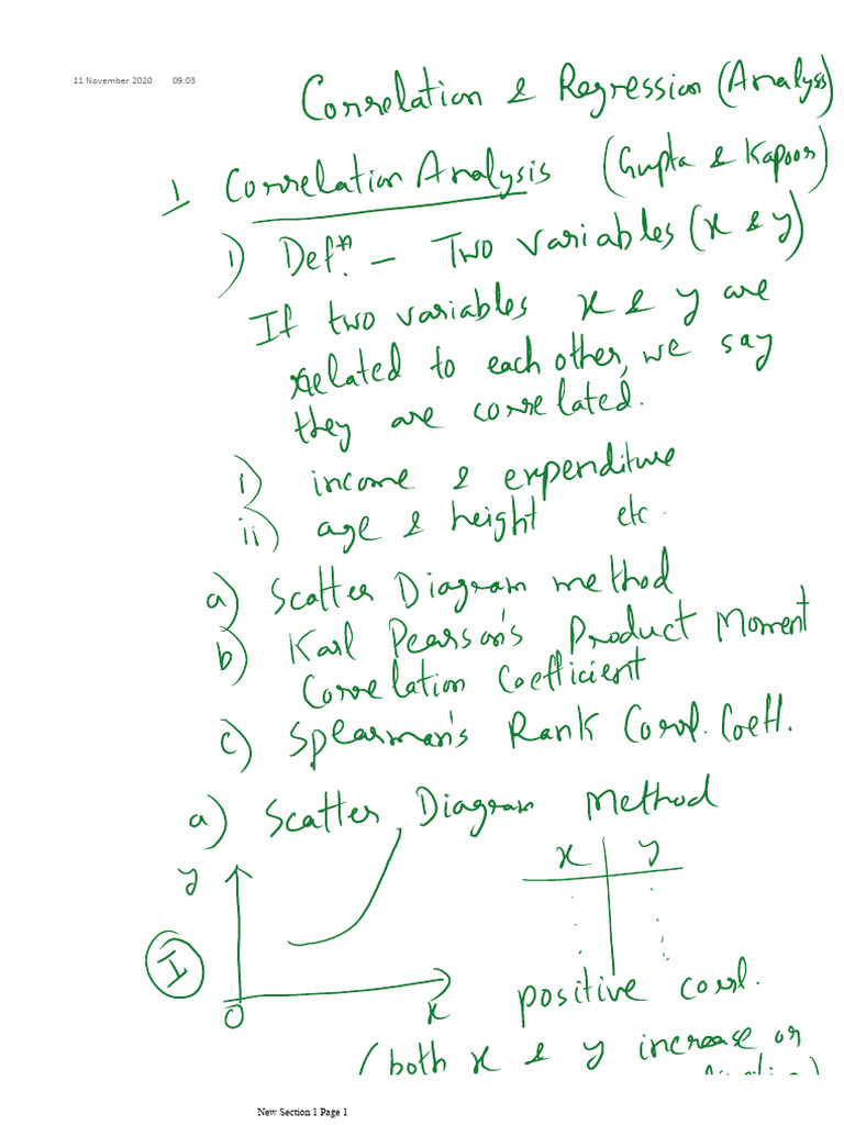 Correlation Analysis | PDF