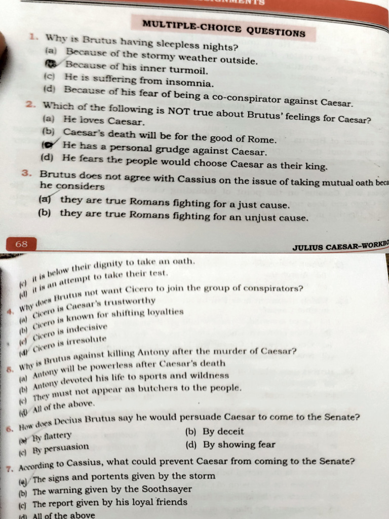 Julius Caesar Act 2 Scene 1 | PDF | Julius Caesar | Ancient Rome