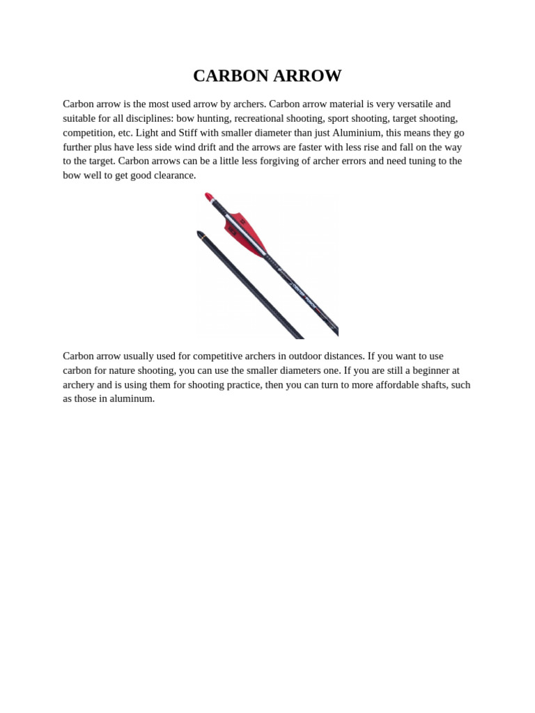 Carbon Arrow | PDF