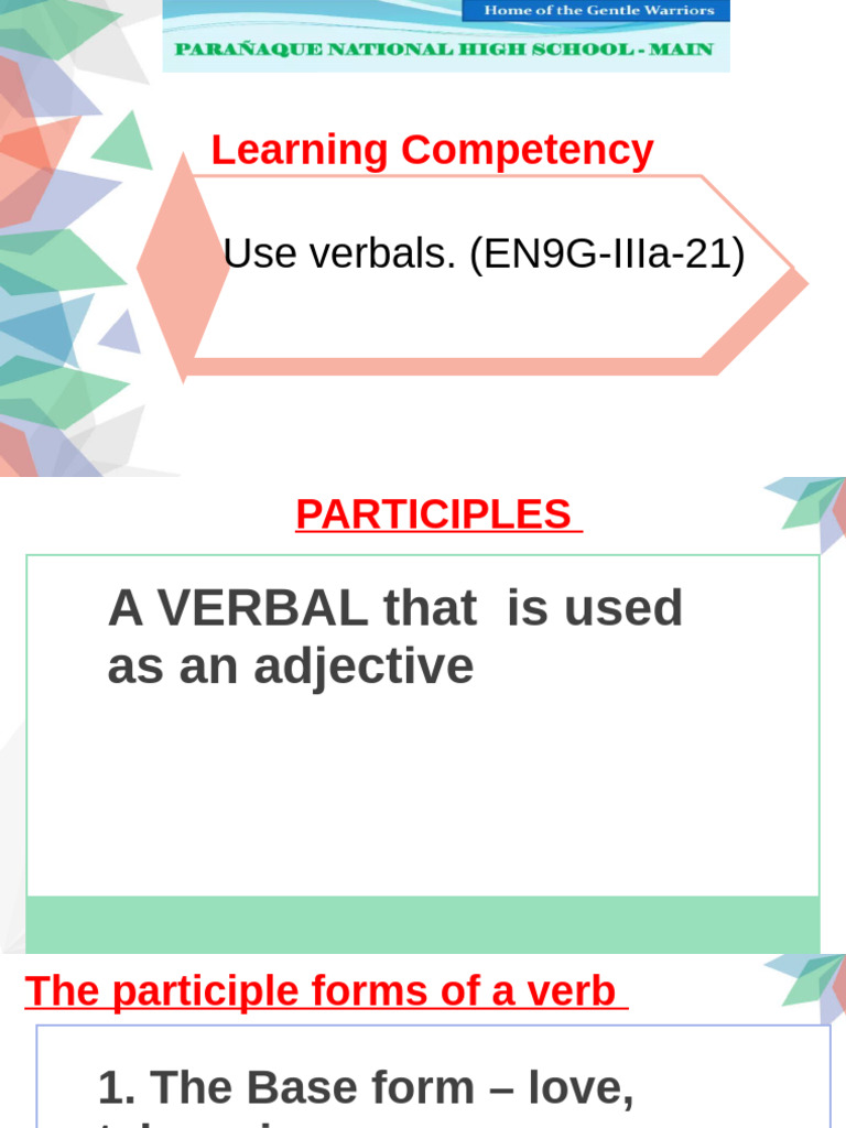 Understanding Verbals and Participles | PDF