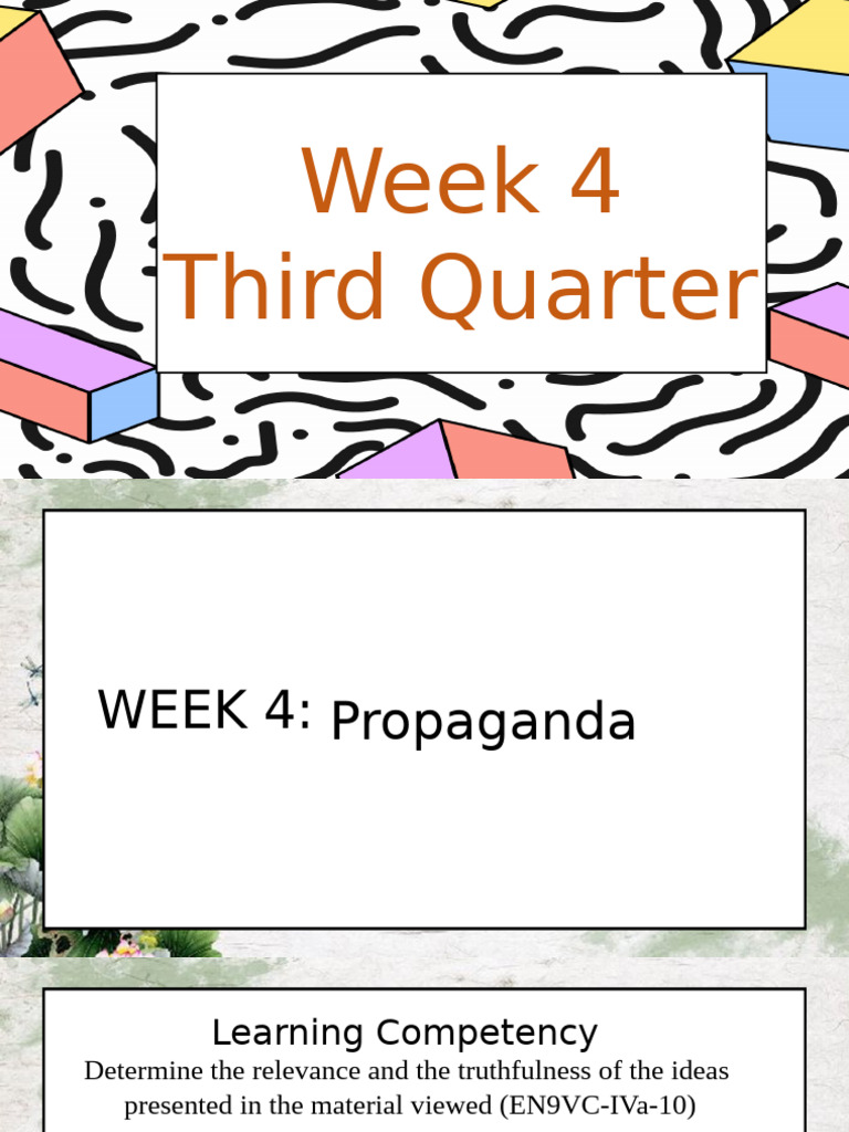 Lesson Propaganda Ppt Copy | PDF | Propaganda | Advertising