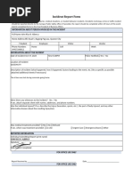 Insurance Incident Report Template | PDF | Social Science