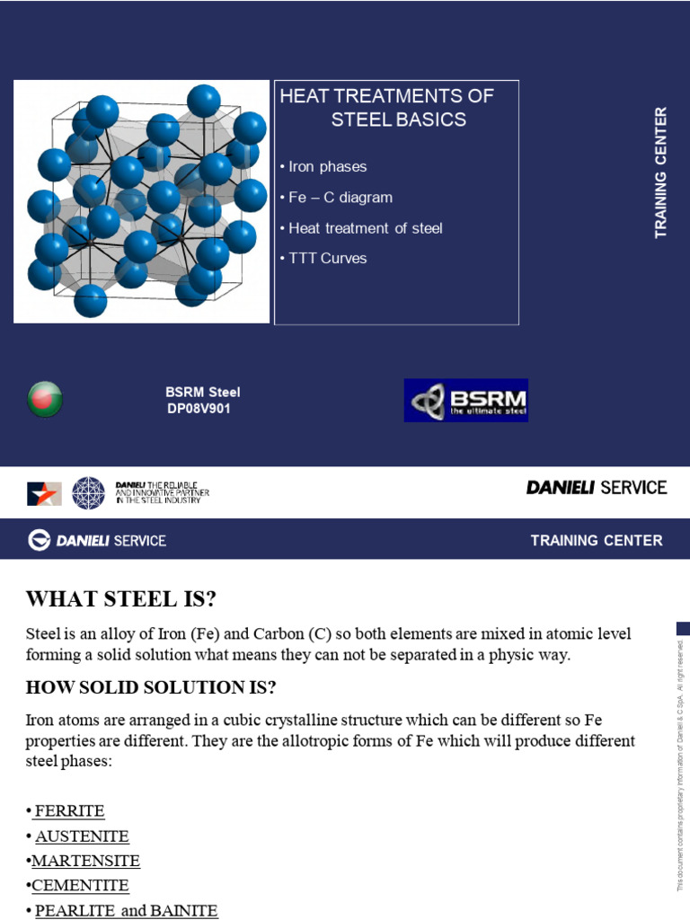 2.01 Steel Heat Treatment Basics | PDF | Heat Treating | Steel