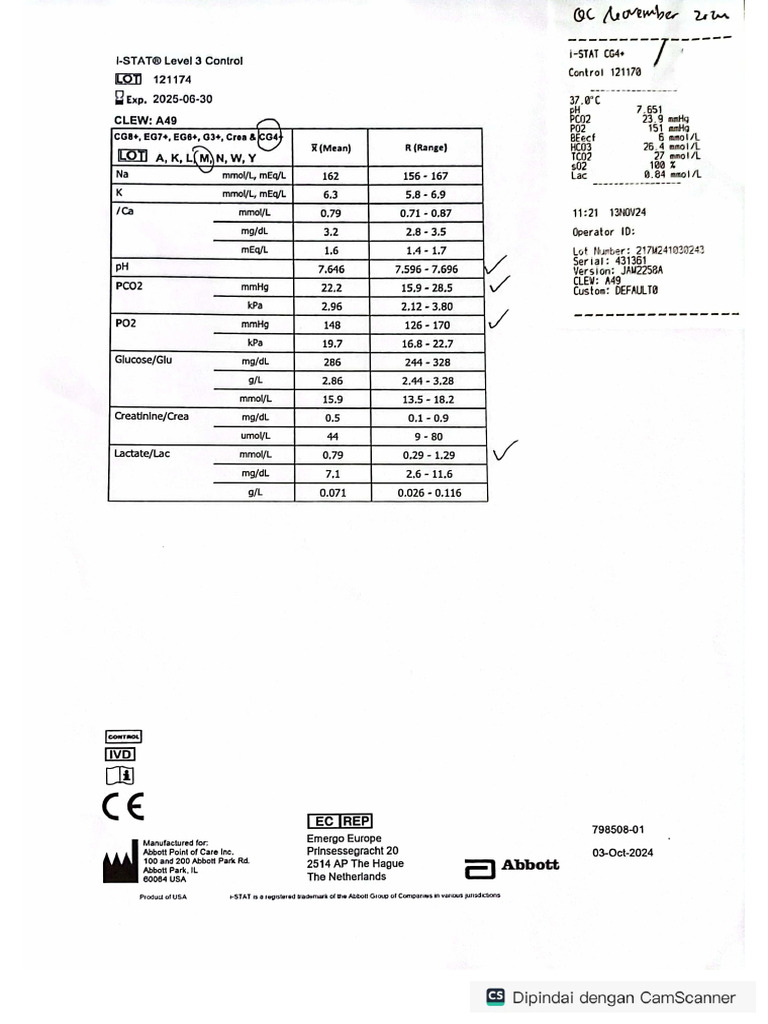 QC CG4+ NOVEMBER 2024 Level 3 | PDF