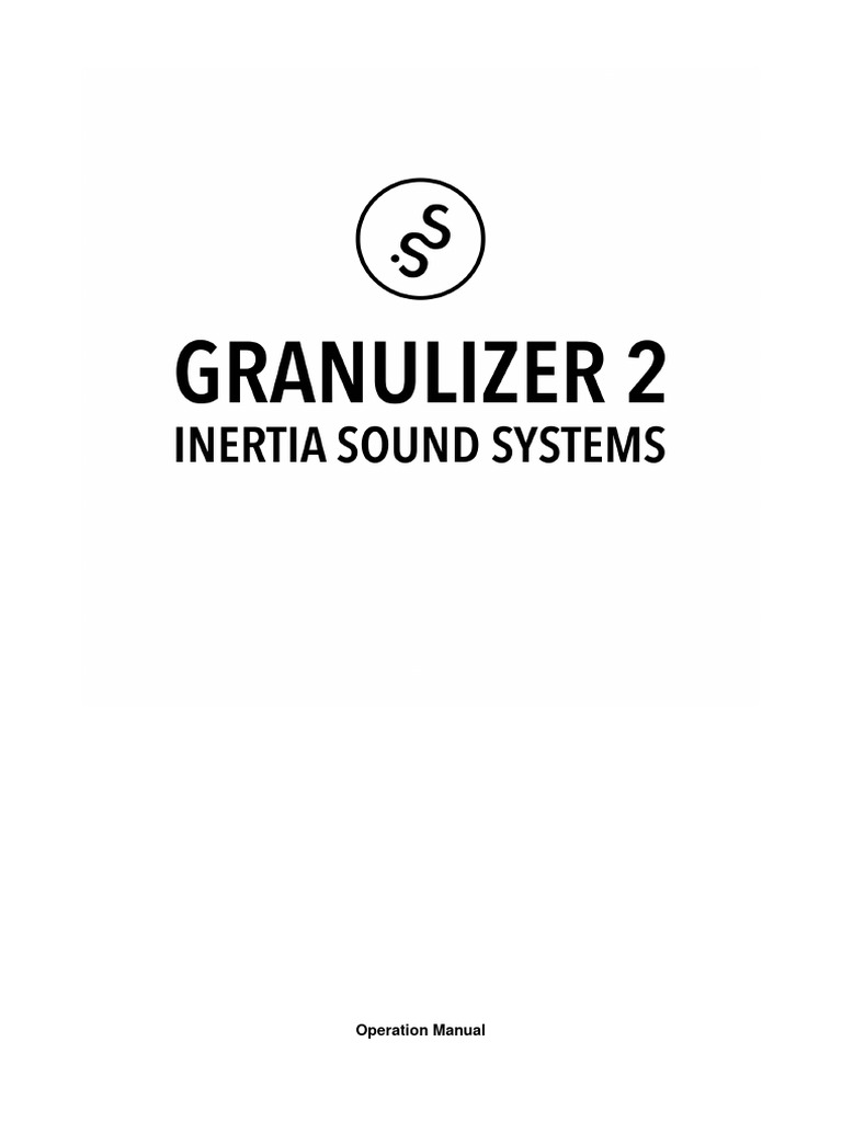 Granulizer 2 VST Operation Manual | PDF | Central Processing Unit ...