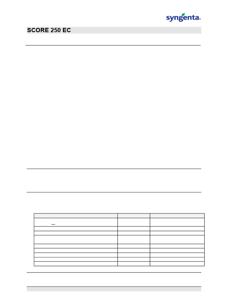 Sds Score 250 Ec A7402a 708107 Compressed | PDF | Toxicity | Dangerous ...