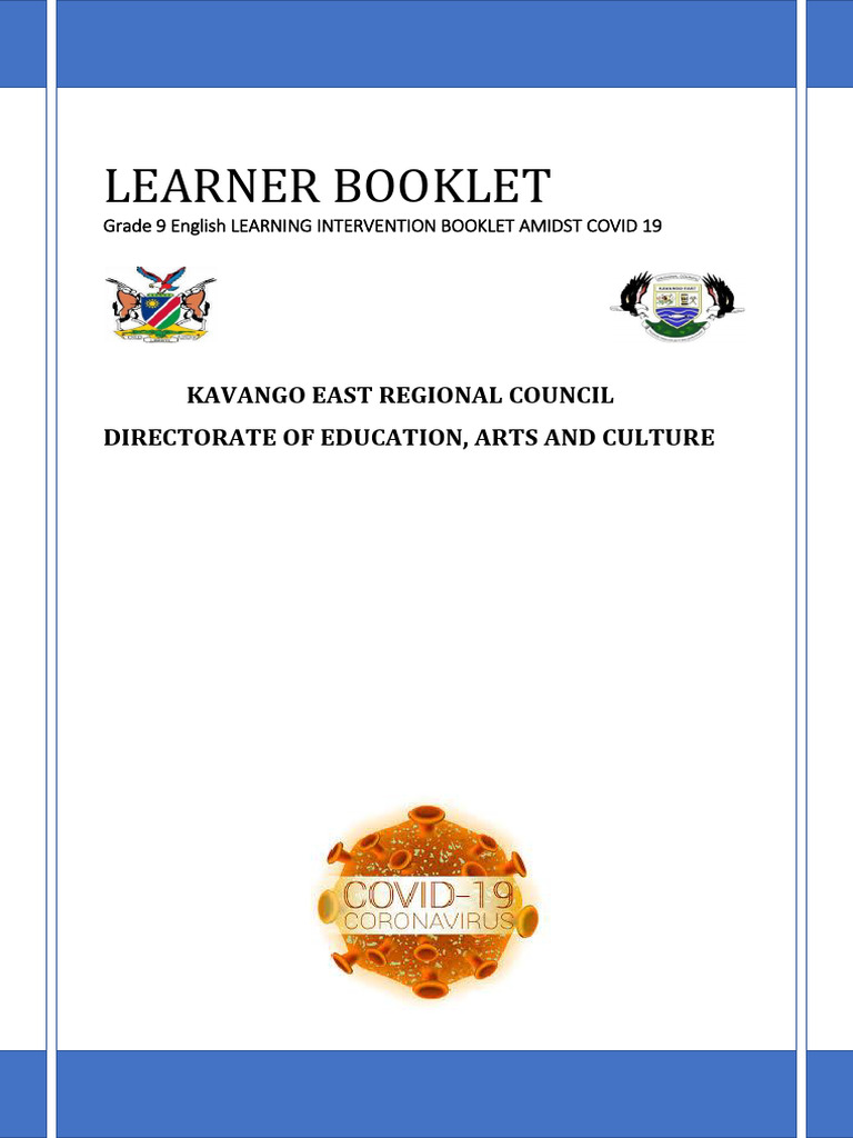 ENGLISH GRADE 9 Learning Intervention Booklet (Covid) | PDF ...