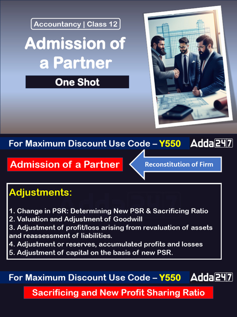 Ch-4 Admission One Shot | PDF | Expense | Goodwill (Accounting)