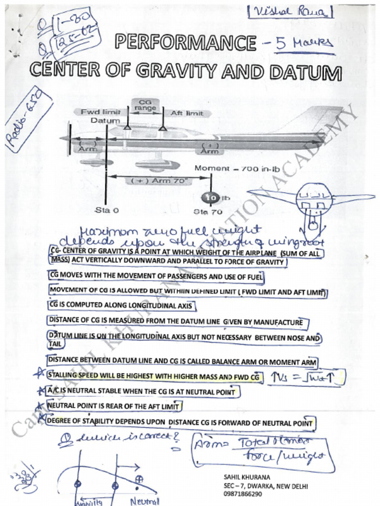 Performance and ATPL-20 | PDF