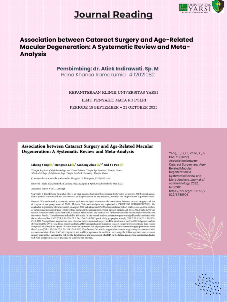 Journal Reading Hana Khansa | PDF