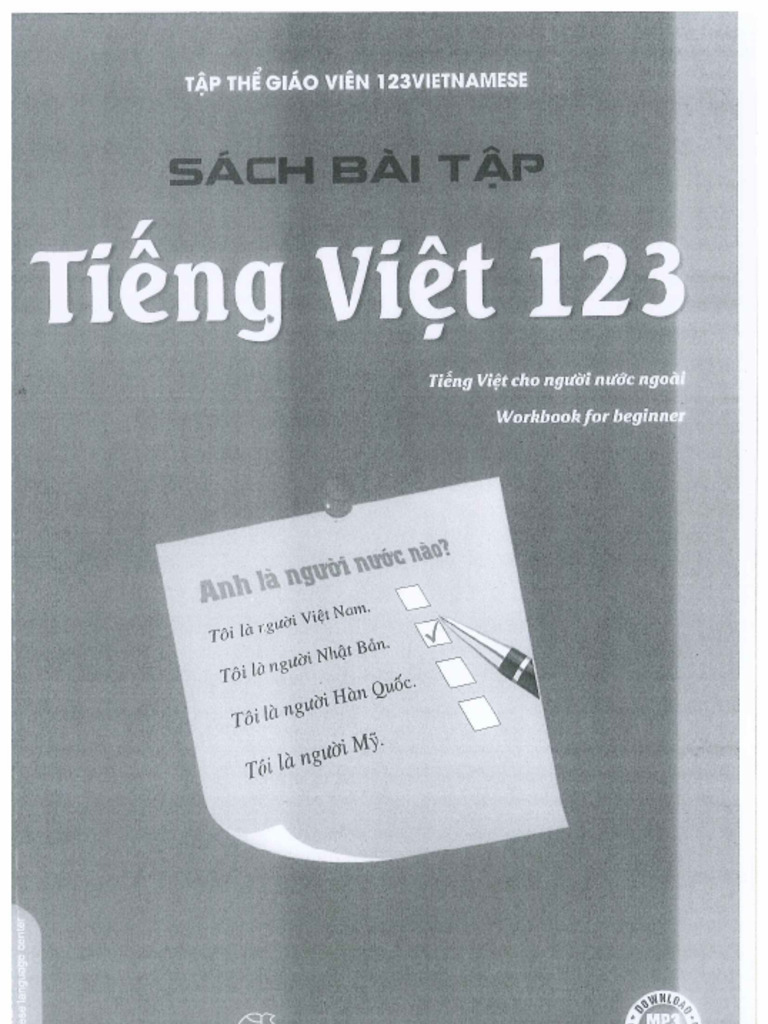 Tieng Viet 123 - sách Bài Tập Trình Độ A | PDF