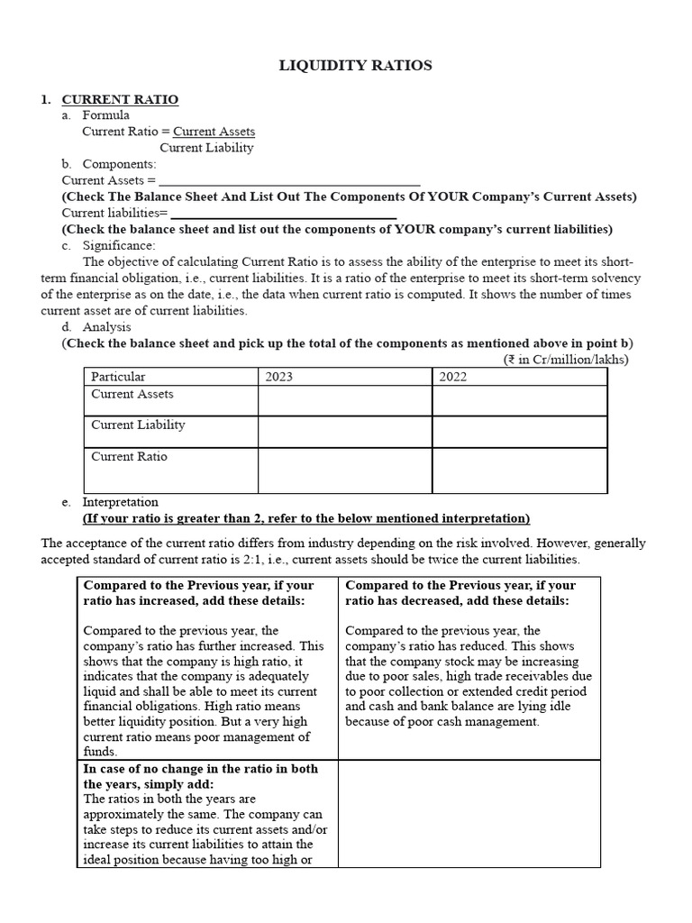 Acc - 12 - Project (Compiled - Ratio Analysis - Interpretation) | PDF | Equity (Finance) | Inventory