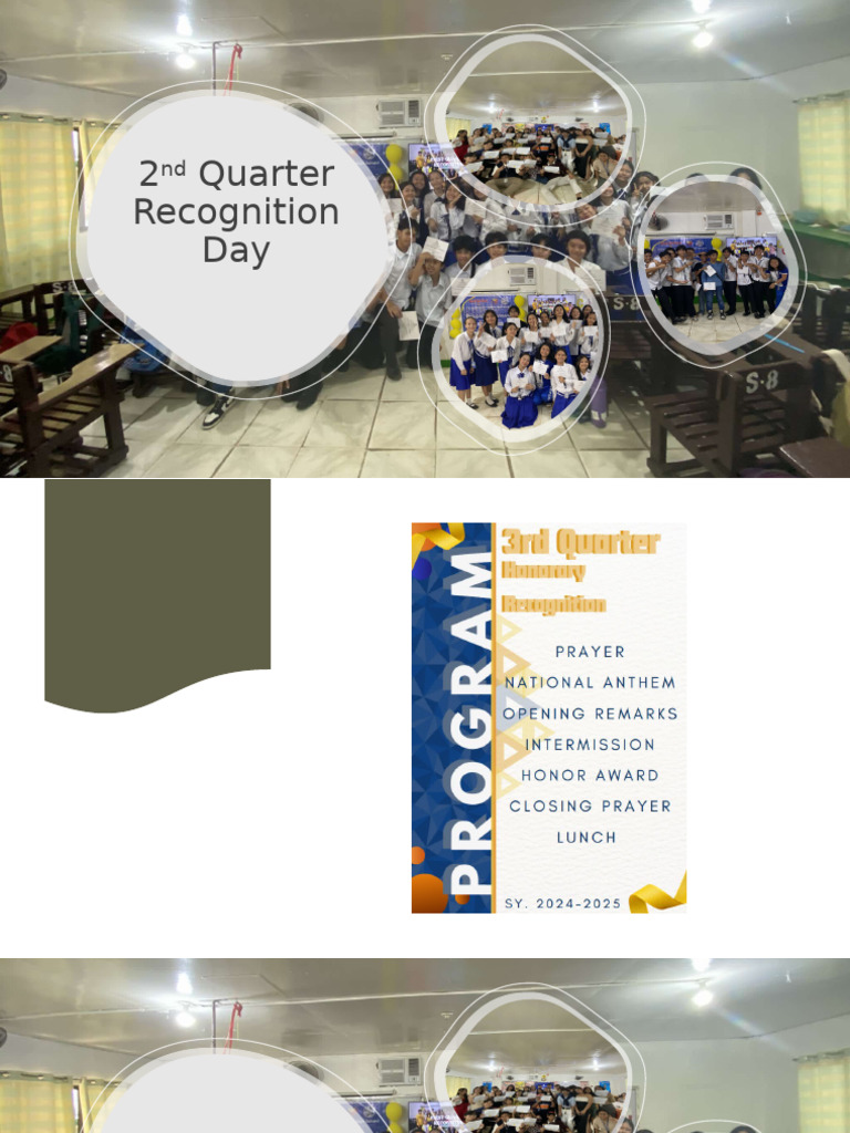 2nd Quarter Recognition Day | PDF