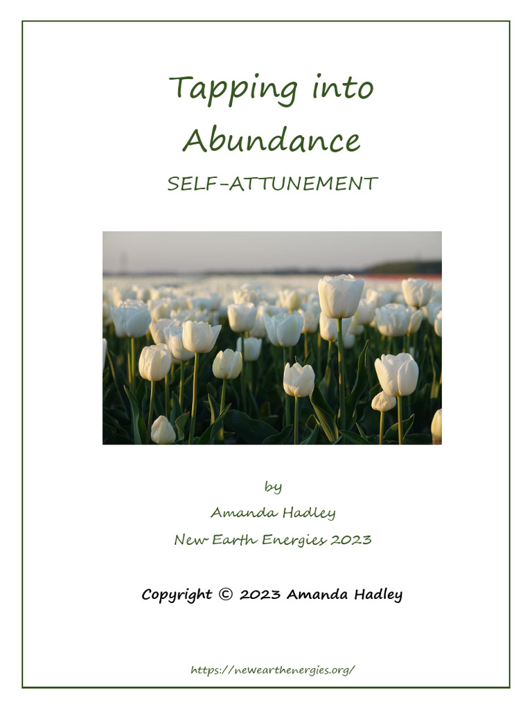 Tapping Into Abundance Free Self-Attunement | PDF | Chakra | Reiki