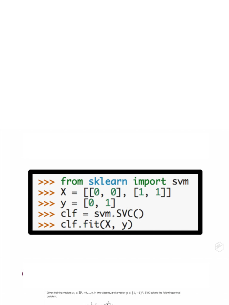 How Support Vector Machines Work | PDF