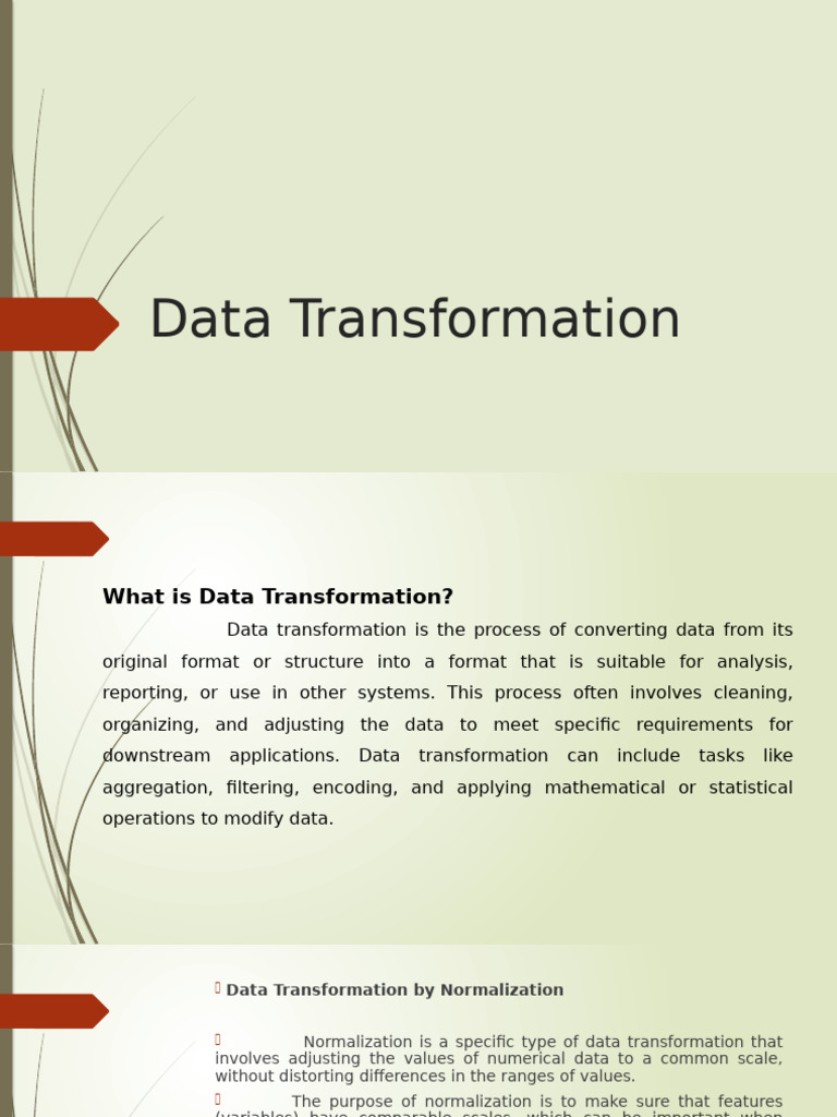 Data Transformation (1) | PDF | Standard Deviation | Cluster Analysis