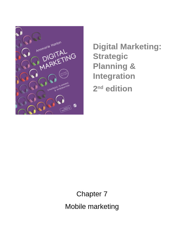 Chapter 7 PowerPoint | PDF | Mobile App | Advertising
