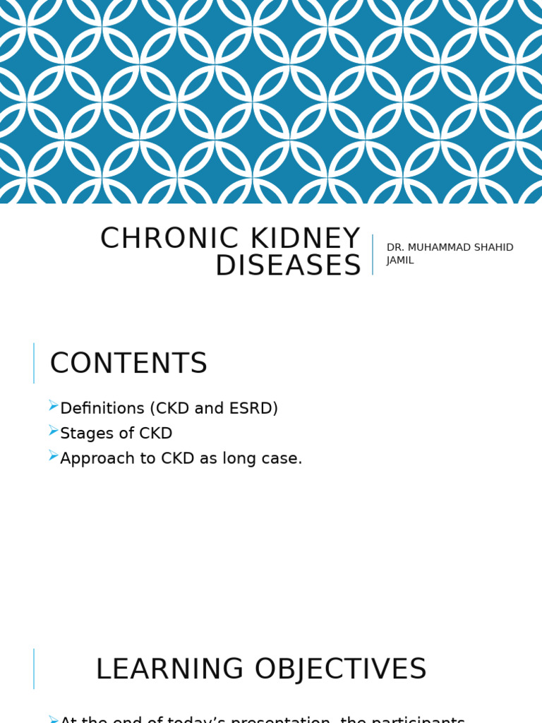 Understanding Chronic Kidney Disease | PDF | Chronic Kidney Disease ...