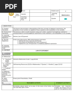 Grade 9 Exponents | PDF | Exponentiation | Mathematics