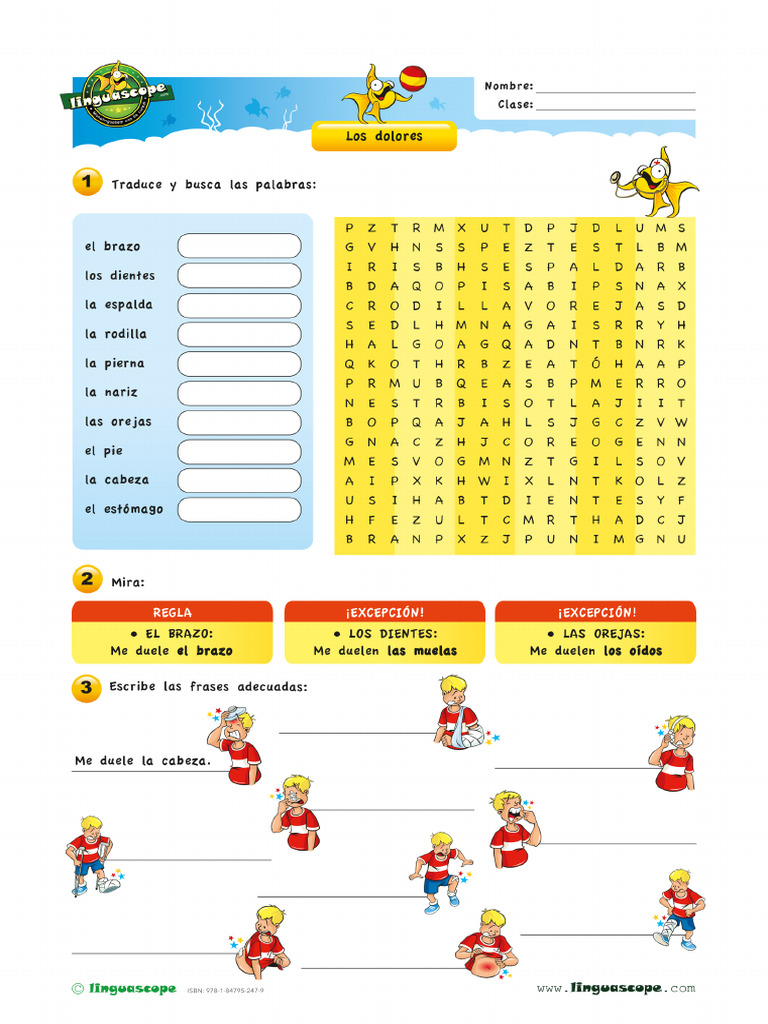 Spanish worksheets | PDF