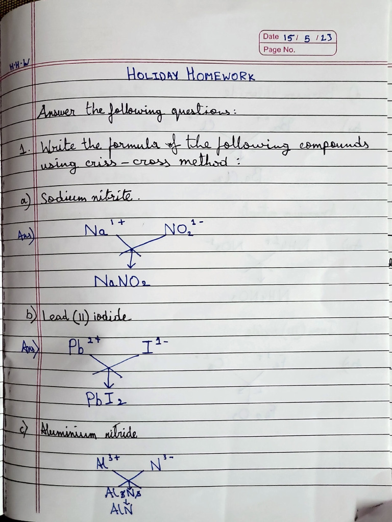Chemistry HHW - Saptarshi Das - 8C - 10 - May 20 2023 | PDF