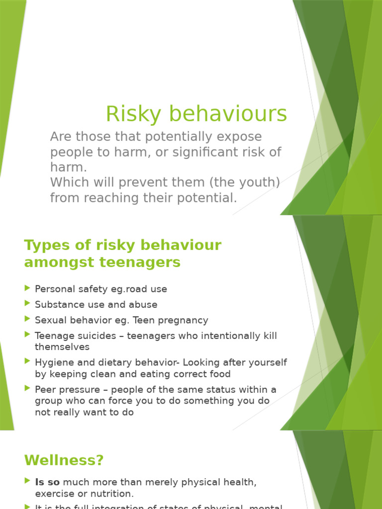 Understanding Teen Risky Behaviors | PDF | Adolescence | Substance Abuse