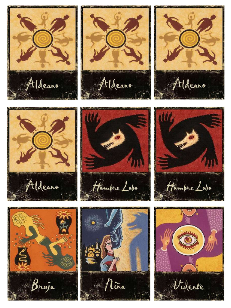 Cartas Hombre Lobo | PDF