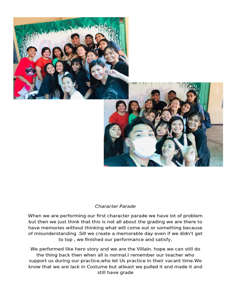 Character Parade | PDF