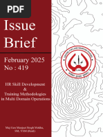 Understanding DOTMLPF in Army Training | PDF | Leadership | Simulation