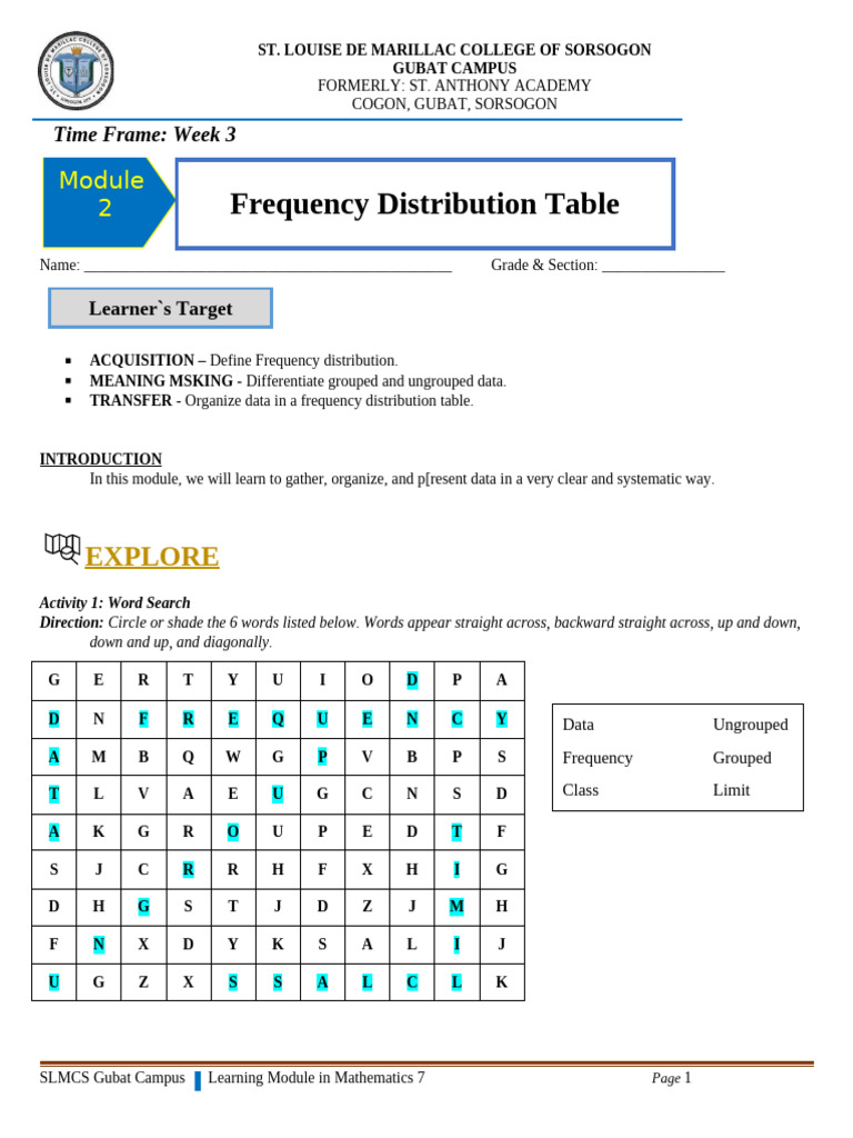 Math-7-4th-Quarter-week-3 | PDF | Interval (Music) | Interval (Mathematics)
