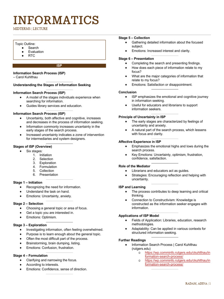 Info Lec Midterms | PDF | Randomized Controlled Trial | Sampling (Statistics)