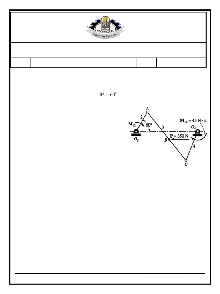 Static Force Analysis in Mechanics | PDF